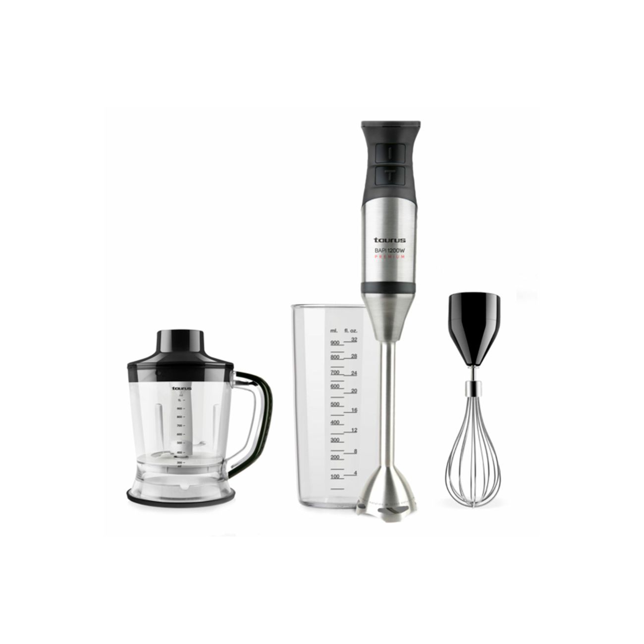 Купить Погружной блендер Taurus Bapi 1200 Premium Plus Inox по выгодной ...