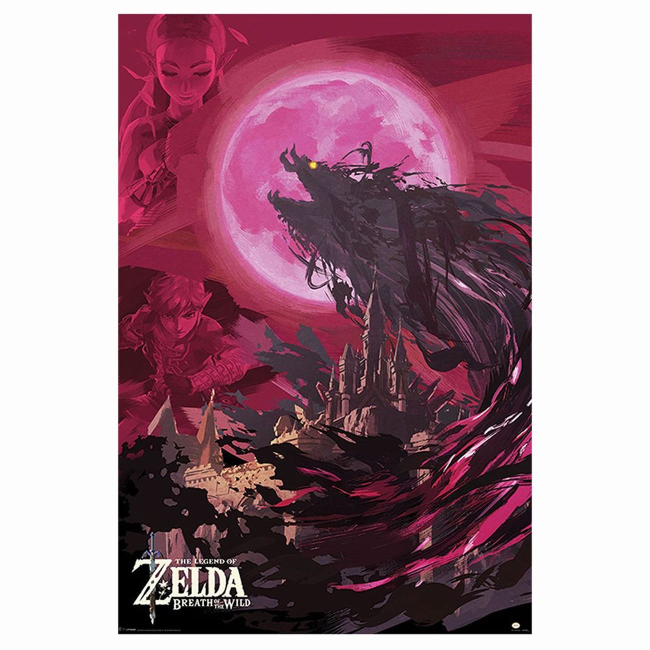 Купить Сувенир Pyramid Постер TLoZ: BoTW - Ganon Blood Moon по выгодной ...