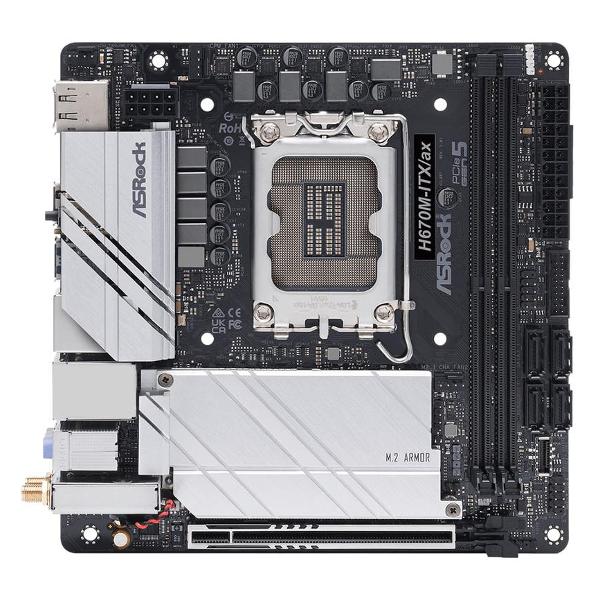 Купить Материнская плата ASRock H670M-ITX/AX по выгодной цене в М.Видео
