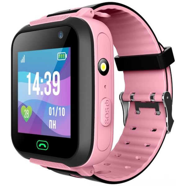 Купить Смарт-часы Jet Kid Swimmer Pink по выгодной цене в интернет-магазине М.Видео