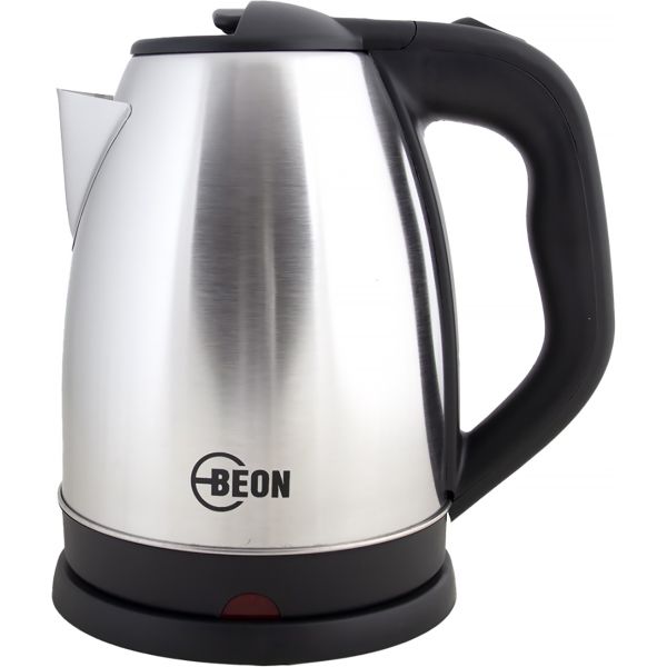 Купить Электрочайник Beon BN-3030 черный/серебристый по выгодной цене в интернет-магазине М.Видео