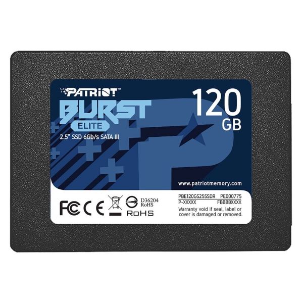 Купить SSD накопитель Patriot Memory 120GB Burst Elite PBE120GS25SSDR ...
