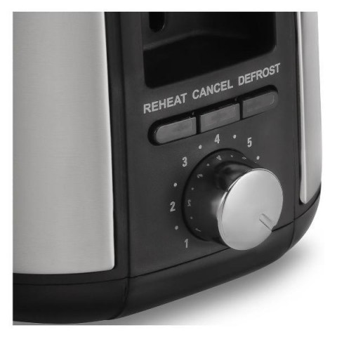 Купить Тостер Vitek VT-7170, черный/стальной по выгодной цене в М.Видео